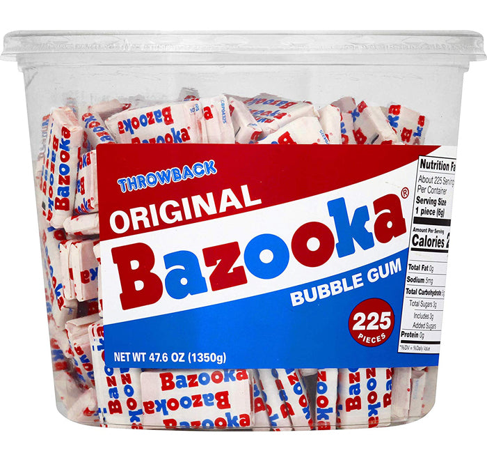 Bazooka Original Bubble gum (single) – Sweet As Treats NZ