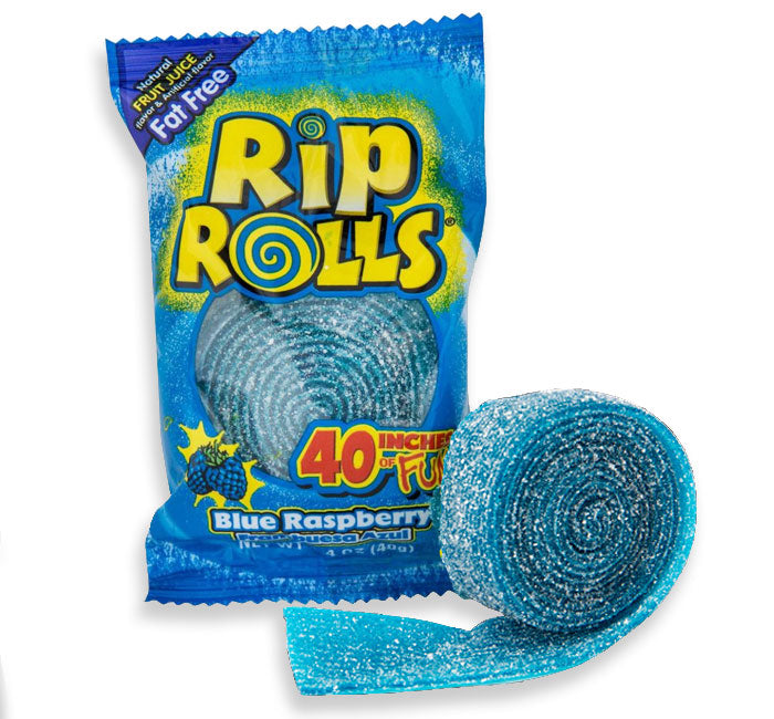 Rip Rolls Blue Raspberry – Sweet As Treats NZ