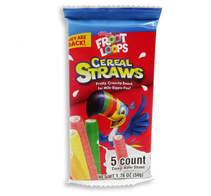 KELLOGGS FROOT LOOP CEREAL STRAWS – Sweet As Treats NZ