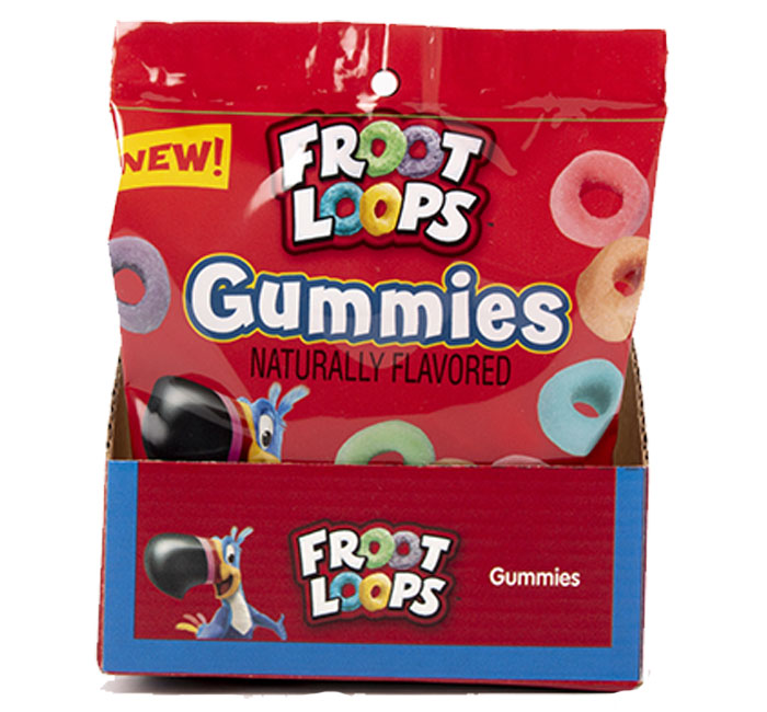 FROOT LOOPS GUMMIES PEG BAG (FRUIT FLAVORED) – Sweet As Treats NZ