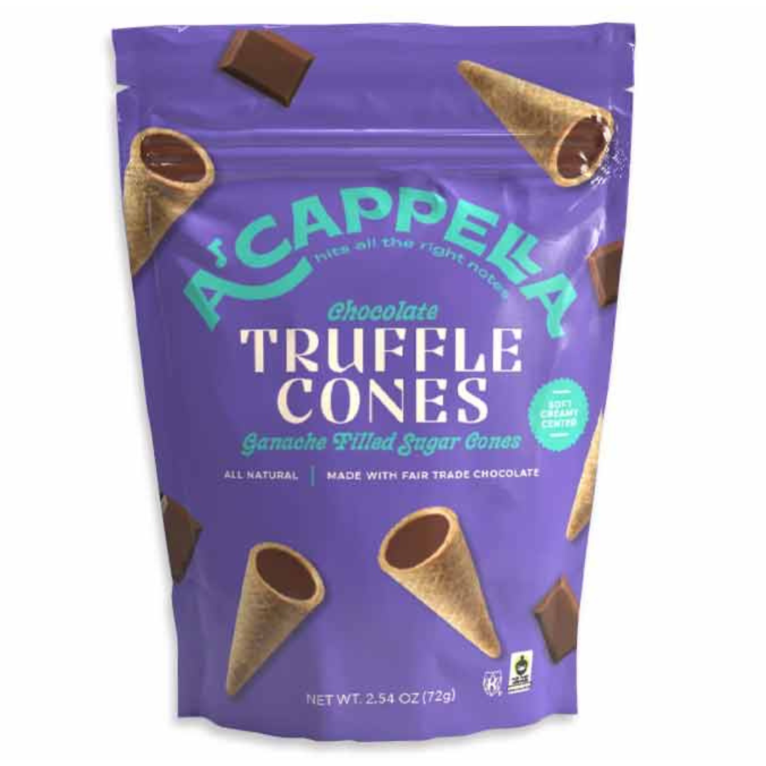 ACAPPELLA TRUFFLE CONES PEG BAG - CHOCOLATE – Sweet As Treats NZ